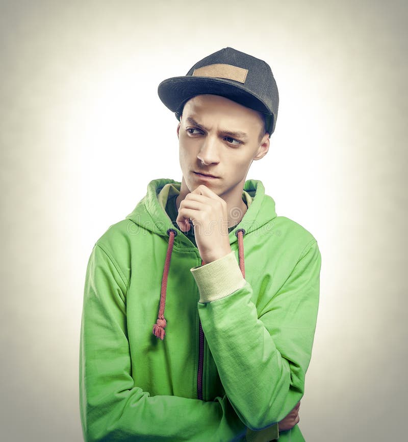 Feestneus in Groene Kleding Stock Afbeelding - Image of klap, band ...