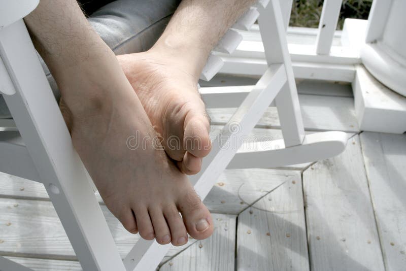 Feet stock image. Image of comfortable, mans, airy, toes - 539447