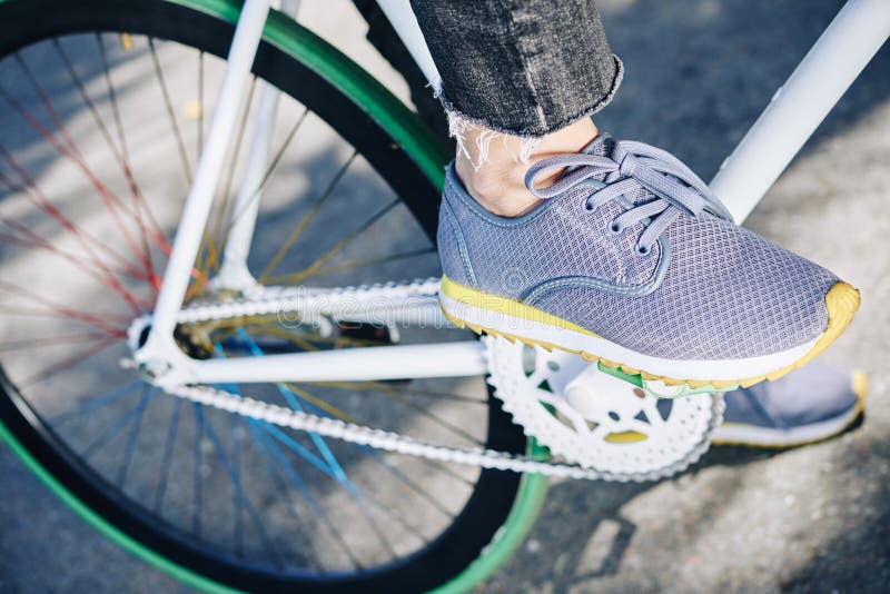 Activity stock image. Image of detail, person, footwear - 123366825