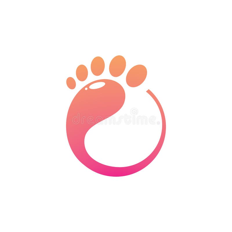 Feet Care Logo Design Vector. Feet Massaging Symbol Stock Vector ...