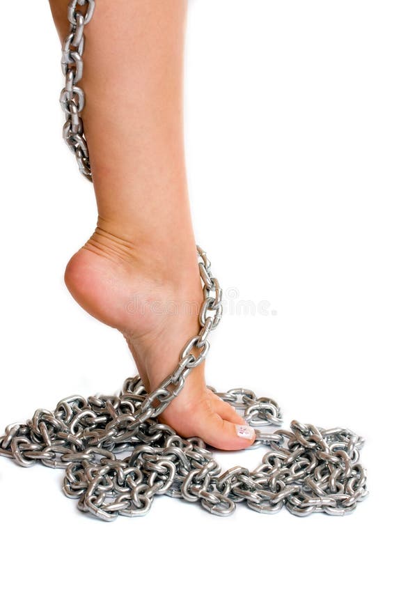 Feet and chain stock photo. Image of beauty, heels, white - 6765506