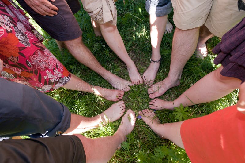 Feet in a circle stock image. Image of bone, circle, symbol - 18296949