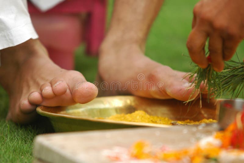Feet Cleansing Picture. Image: 4554092