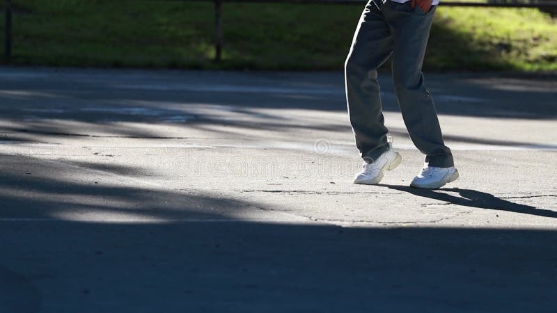 Feet dancing on the street stock footage. Video of dancing - 324561924