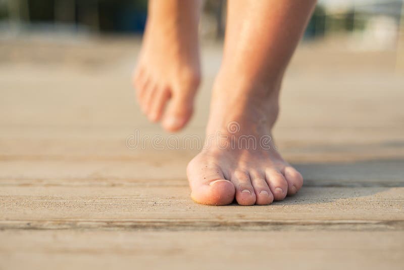 Feet detail stock image. Image of sunset, beautiful, step - 38498197