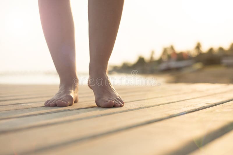 Feet detail stock image. Image of sunset, beautiful, step - 38498197