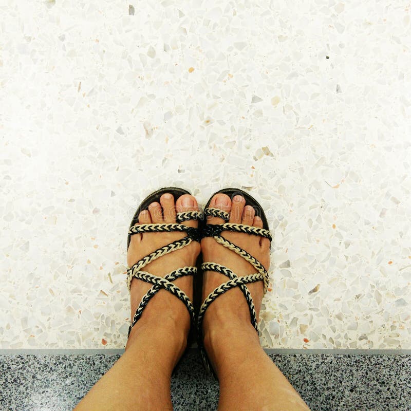 Feet on floor stock image. Image of lifestyle, foot, outdoor - 93196263