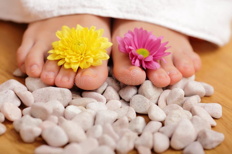 Foot Spa stock image. Image of healing, brown, cosmetics - 13384247