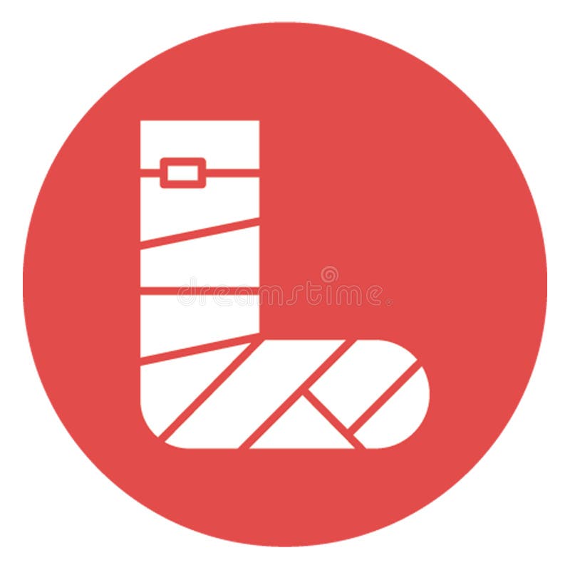 Feet Fracture Isolated Vector Icon Which Can Be Easily Modified or Edit ...