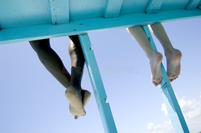 Feet hanging stock photo. Image of relax, sitting, chilling - 4574602