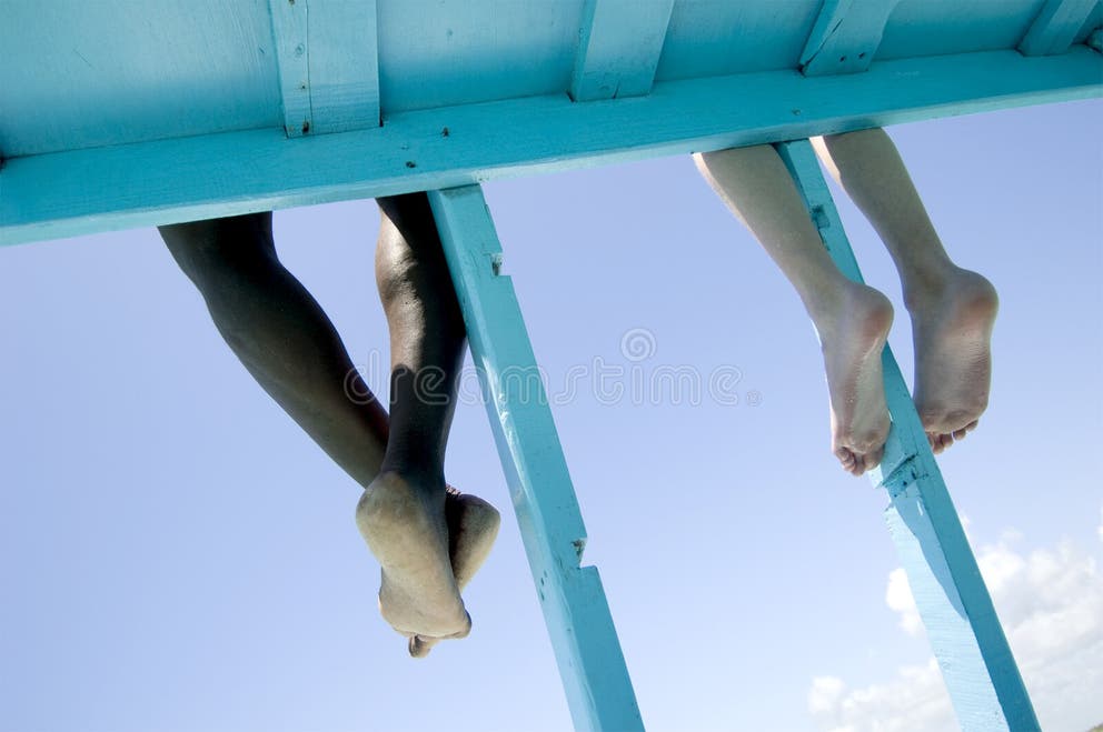 Feet hanging stock photo. Image of relax, sitting, chilling - 4574602