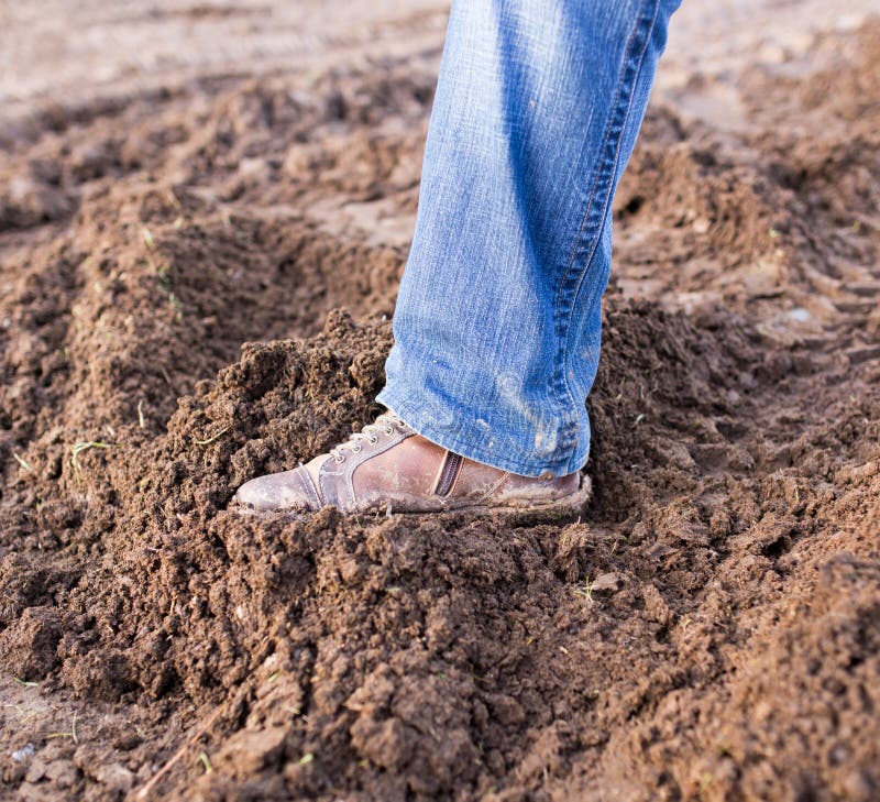 Feet in the mud stock image. Image of autumn, gear, weather - 106598327