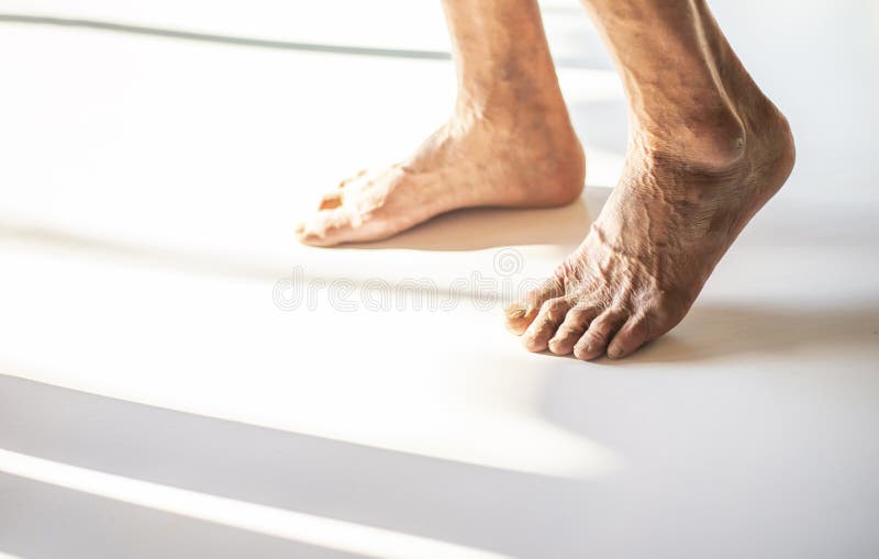 The feet of old people stock image. Image of flabby - 328703547