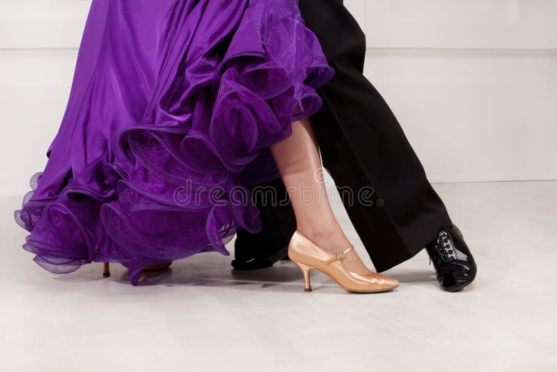 Feet Partners on the Dance Floor Stock Photo - Image of exercise, dance ...