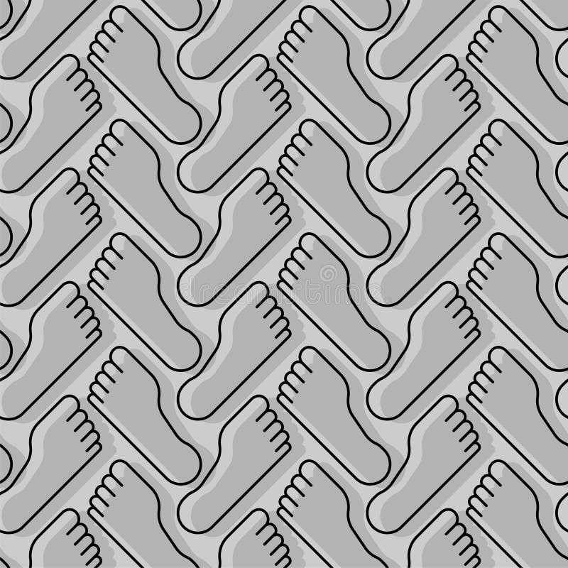 Feet Pattern Seamless. Legs Background Stock Vector - Illustration of ...