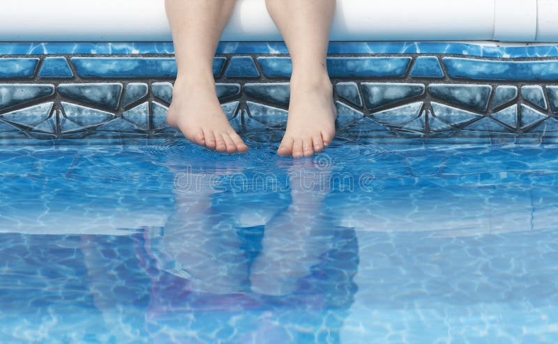 Feet in pool water stock image. Image of water, vibrant - 8469983