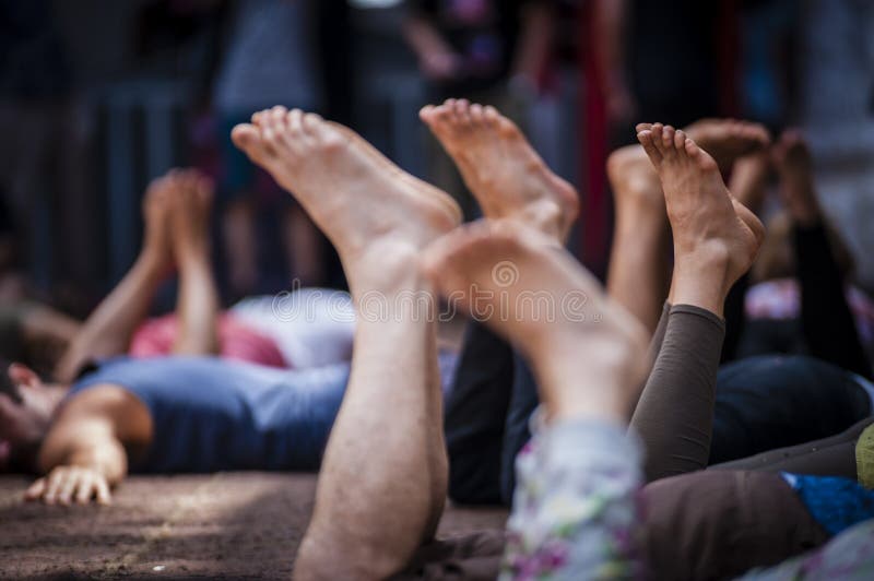 Feet raised up stock photo. Image of stretching, exercise - 65058294