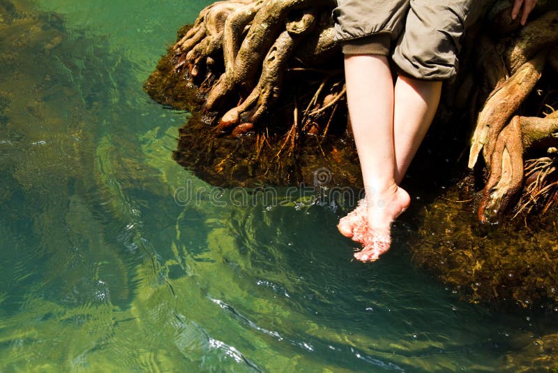 Feet relax at beach stock image. Image of relax, male - 28658649