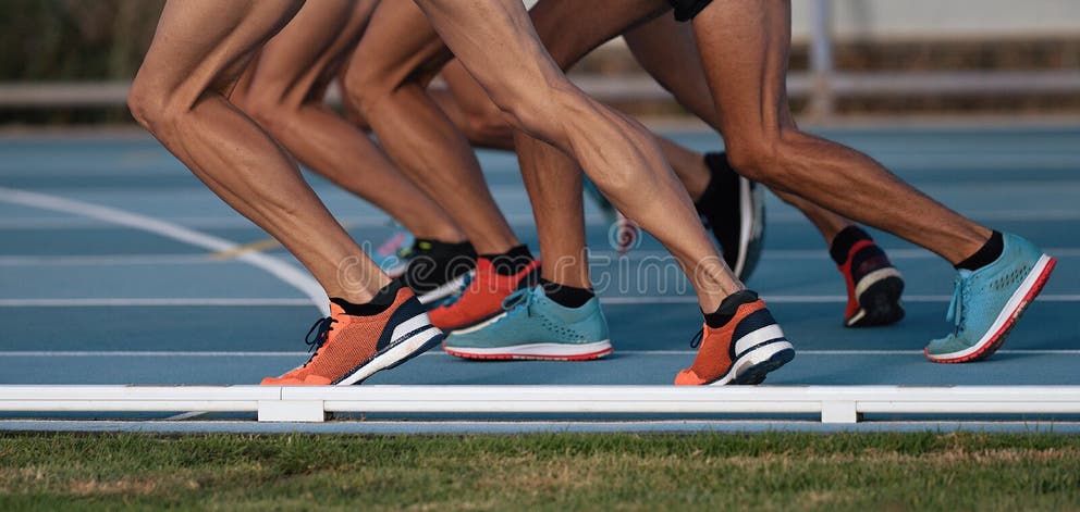 Feet runners sprinters stock photo. Image of sport, summer - 127003356