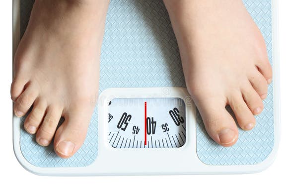 Feet on Scale stock photo. Image of human, diet, lifestyle - 9497206