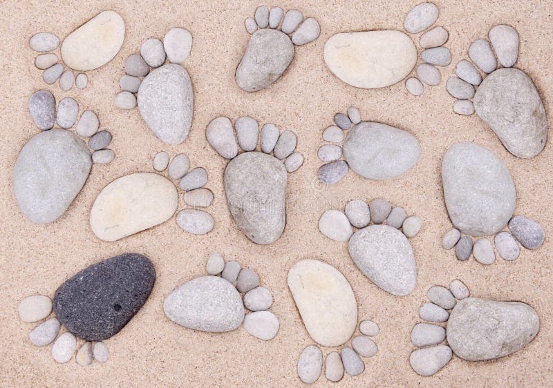 Feet by stones stock photo. Image of clubfooted, frame - 44322674