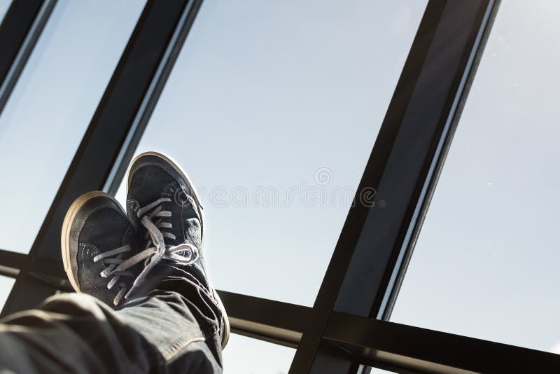 123 Feet Up Relaxing Window Stock Photos - Free & Royalty-Free Stock ...