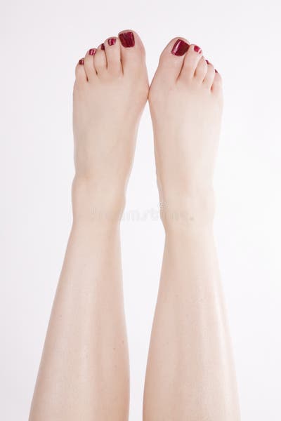 Feet up red toes stock photo. Image of female, body, point - 11653364