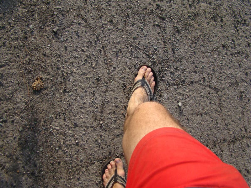 Feet stock image. Image of human, step, hiking, road - 74808277