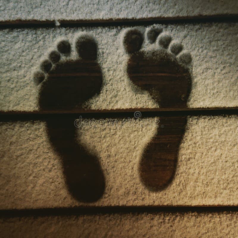 Feet Marks stock photo. Image of feet, marks, feetmarks - 147296246