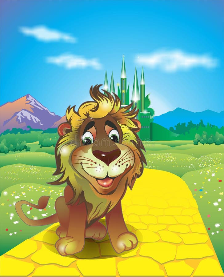 Fegt lejon vektor illustrationer. Illustration av fantasi - 30961366