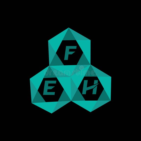 FEH Creative Minimalist Letter Logo. FEH Unique Vector Initials ...