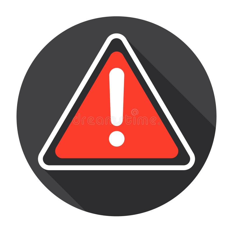 Fehler-Ausruf Mark Computer Icon Vektor Abbildung - Illustration von ...