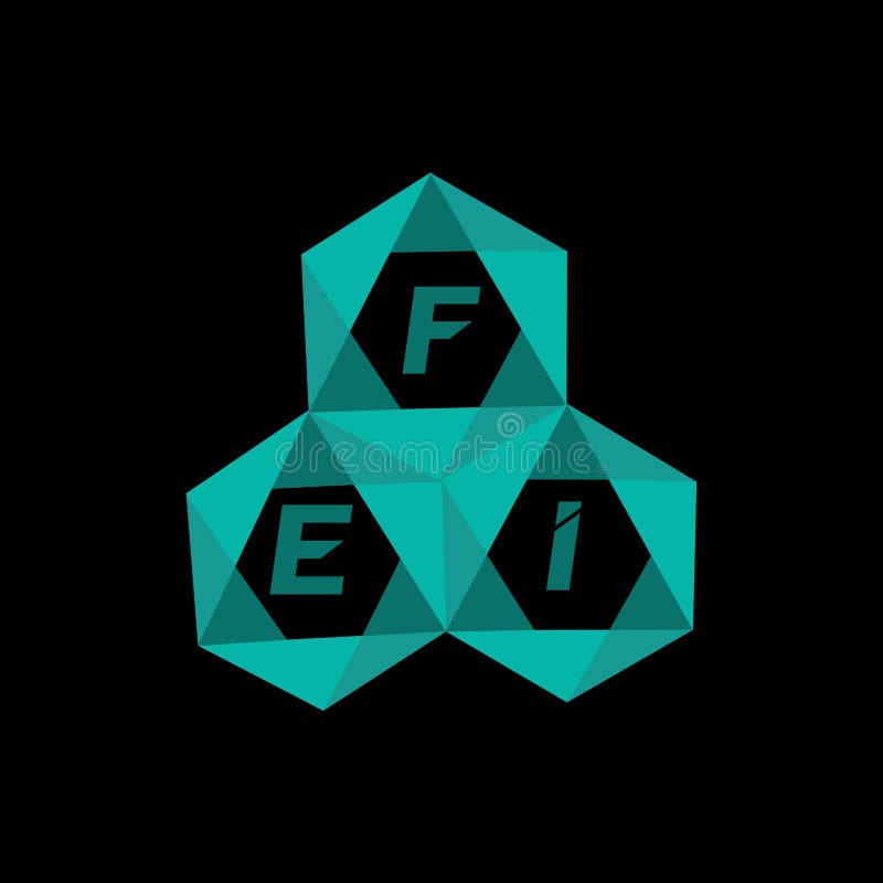 FEI Creative Minimalist Letter Logo. FEI Unique Vector Initials ...