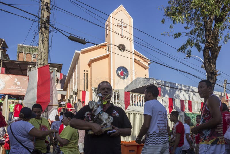 Feiern Von St George Tag in Rio De Janeiro Redaktionelles Foto - Bild ...