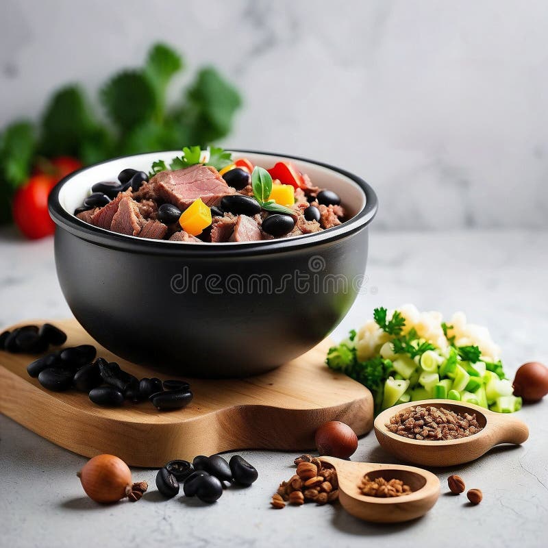 Feijoada Dinner Isolated, Brazilian Food Template for Social Media ...