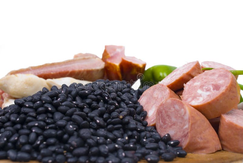 Feijoada Ingredients stock image. Image of meat, meal - 9920221