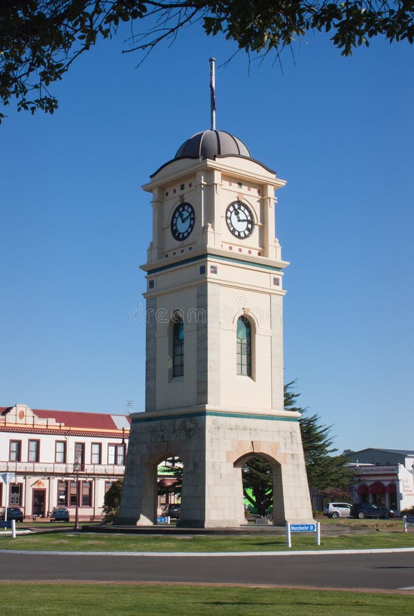 Feilding Clock Tower editorial photography. Image of friendly - 150943497