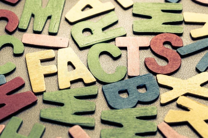 Feiten stock afbeelding. Image of brieven, daadwerkelijk - 102210693