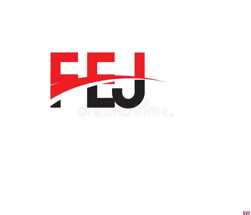 FEJ Letter Initial Logo Design Vector Illustration Stock Vector ...