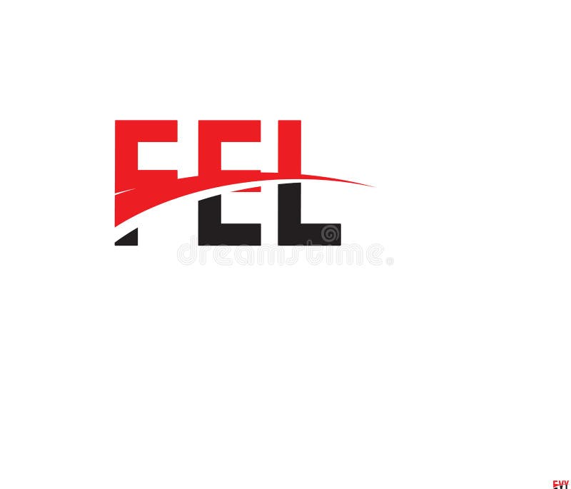 FEL Letter Initial Logo Design Vector Illustration Stock Vector ...