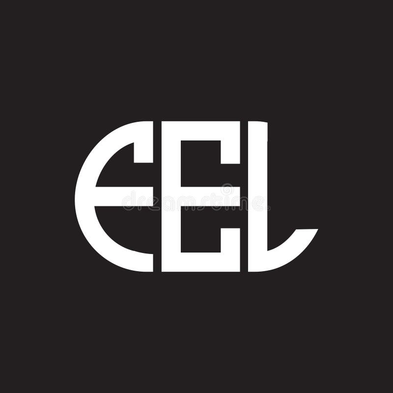 FEL Letter Logo Design on Black Background. FEL Creative Initials ...