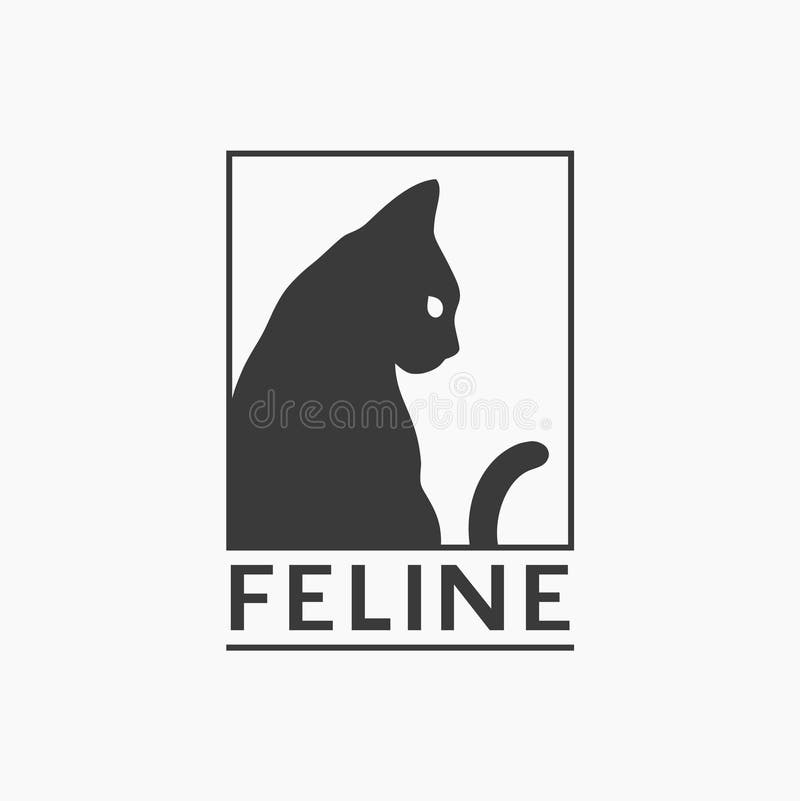 Feline symbol design stock vector. Illustration of print - 340998998