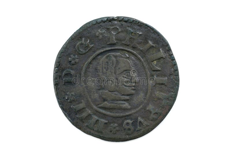 Spanish coin, una peseta stock image. Image of pesesta - 176621827