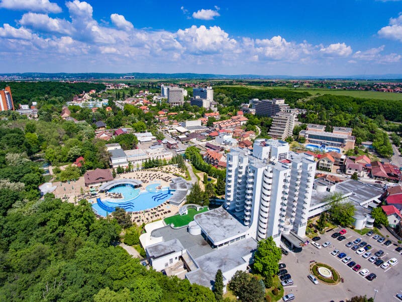 Baile Felix Thermal Baths Resorts Near Oradea Romania Stock Photo ...
