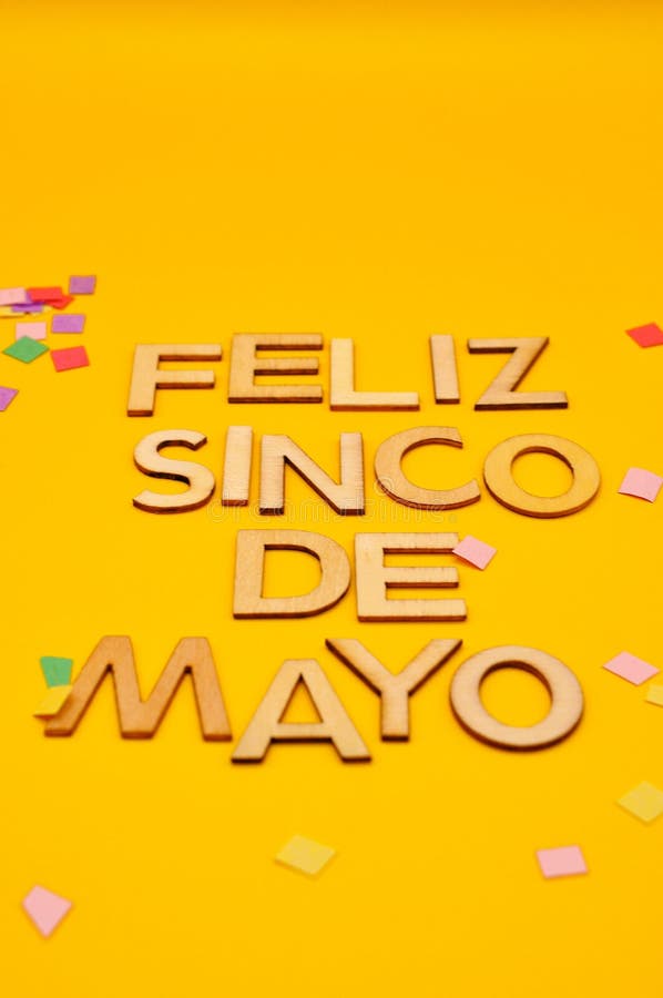 Feliz 5 de mayo background stock photo. Image of yellow - 360889026