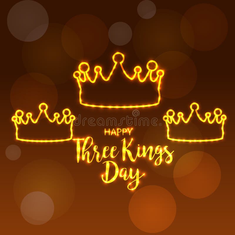 Diseño Feliz De La Epifanía Stock de ilustración - Ilustración de ...