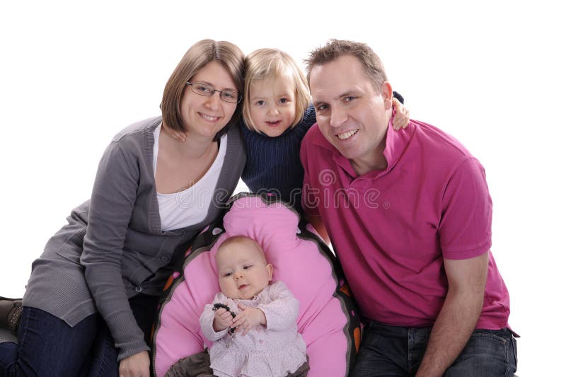 Feliz framily imagen de archivo. Imagen de azul, familia - 20302253