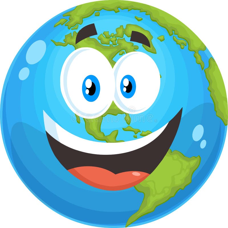 Feliz Mundo Globo Personaje De Dibujos Animados Ilustración del Vector ... Feliz Mundo Globo Personaje De Dibujos Animados Ilustración del Vector ...