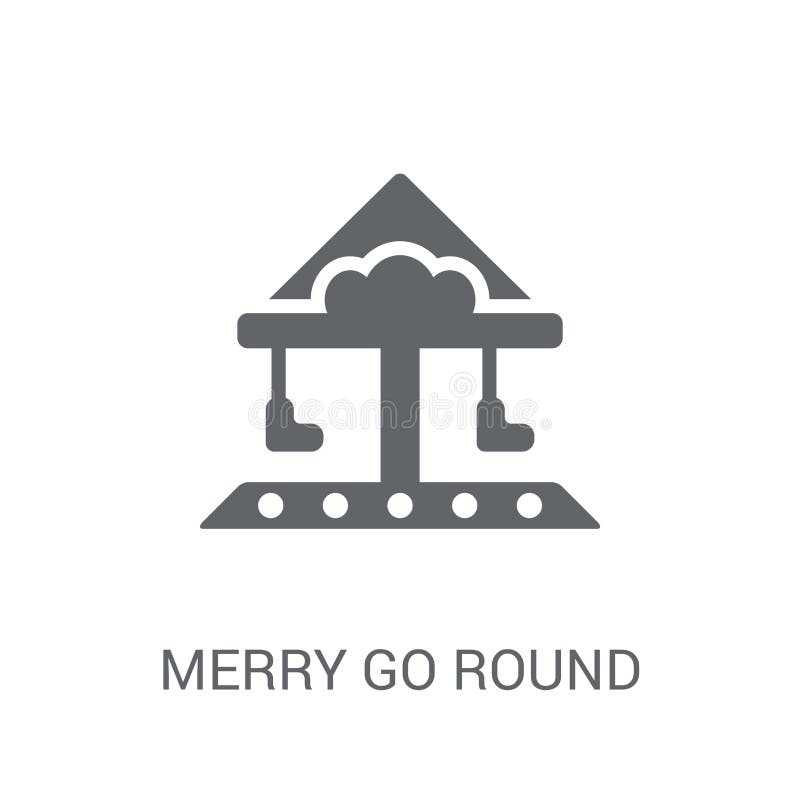 Feliz Va El Icono De La Ronda Ilustración del Vector - Ilustración de ...