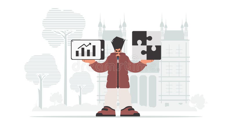 The Fellow is Holding a Perplex and a Positive Development Chart ...